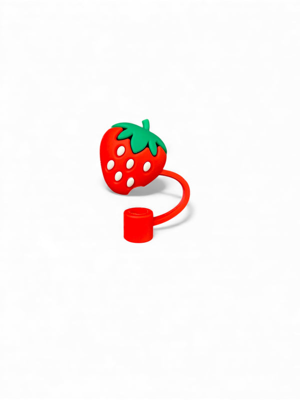 Strawberry Style Silicon Straw Topper – Bigman